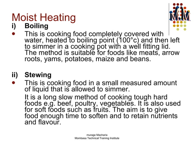 cooking methods | PPT