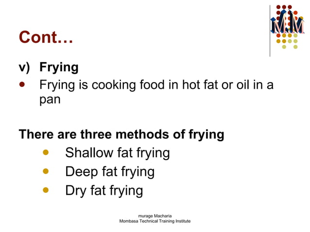 cooking methods | PPT