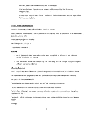 7 core reading comprehension strategies for high school students | PDF