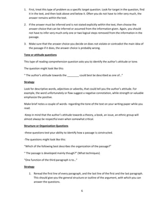 7 core reading comprehension strategies for high school students | PDF