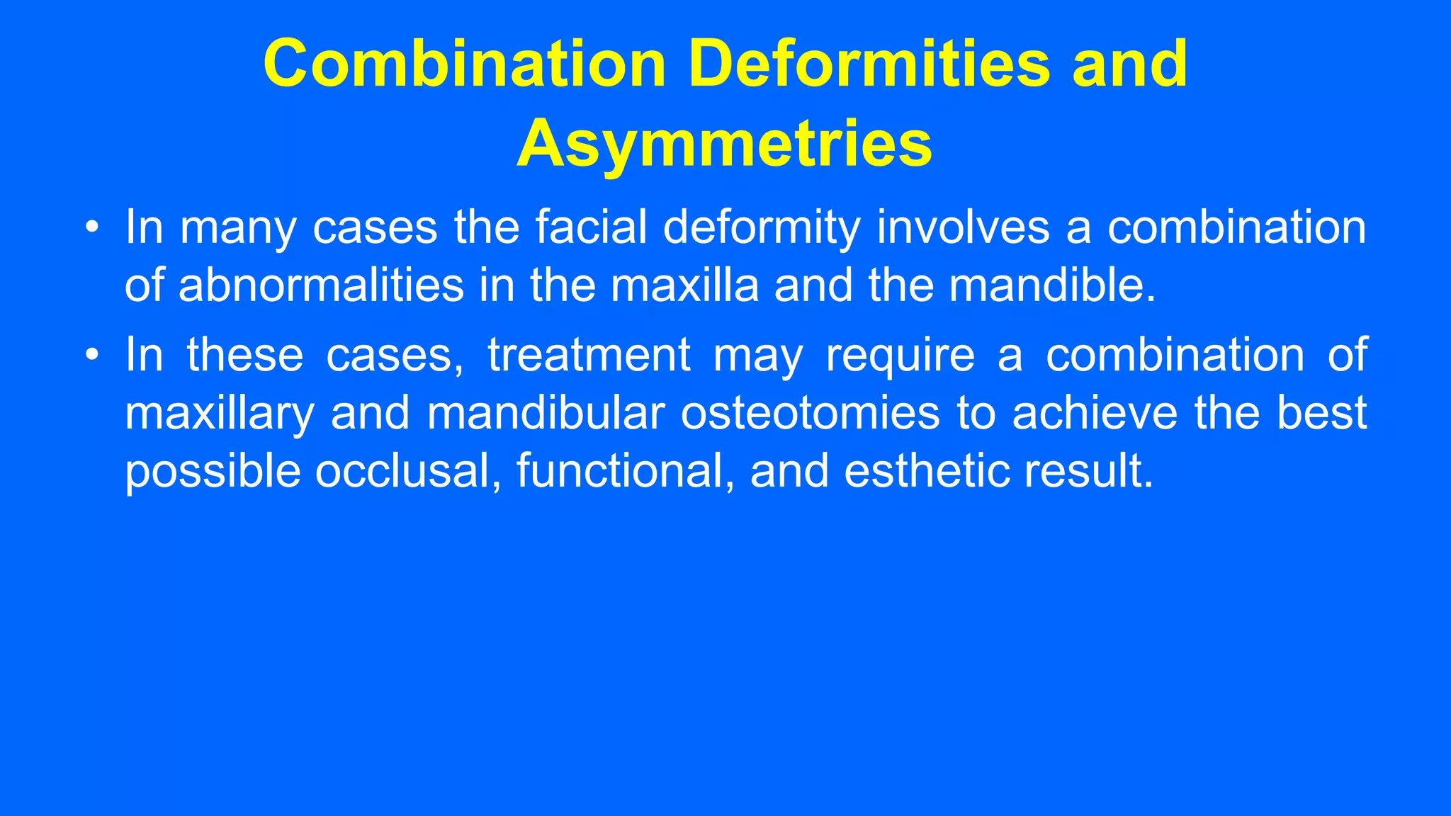 Lecture 7 correction of dentofacial deformities Part 2 | PPTX