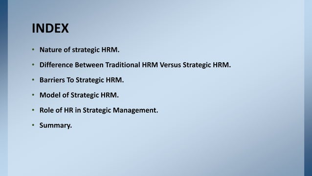 NATURE OF STRATEGIC MANAGEMENT | PPT