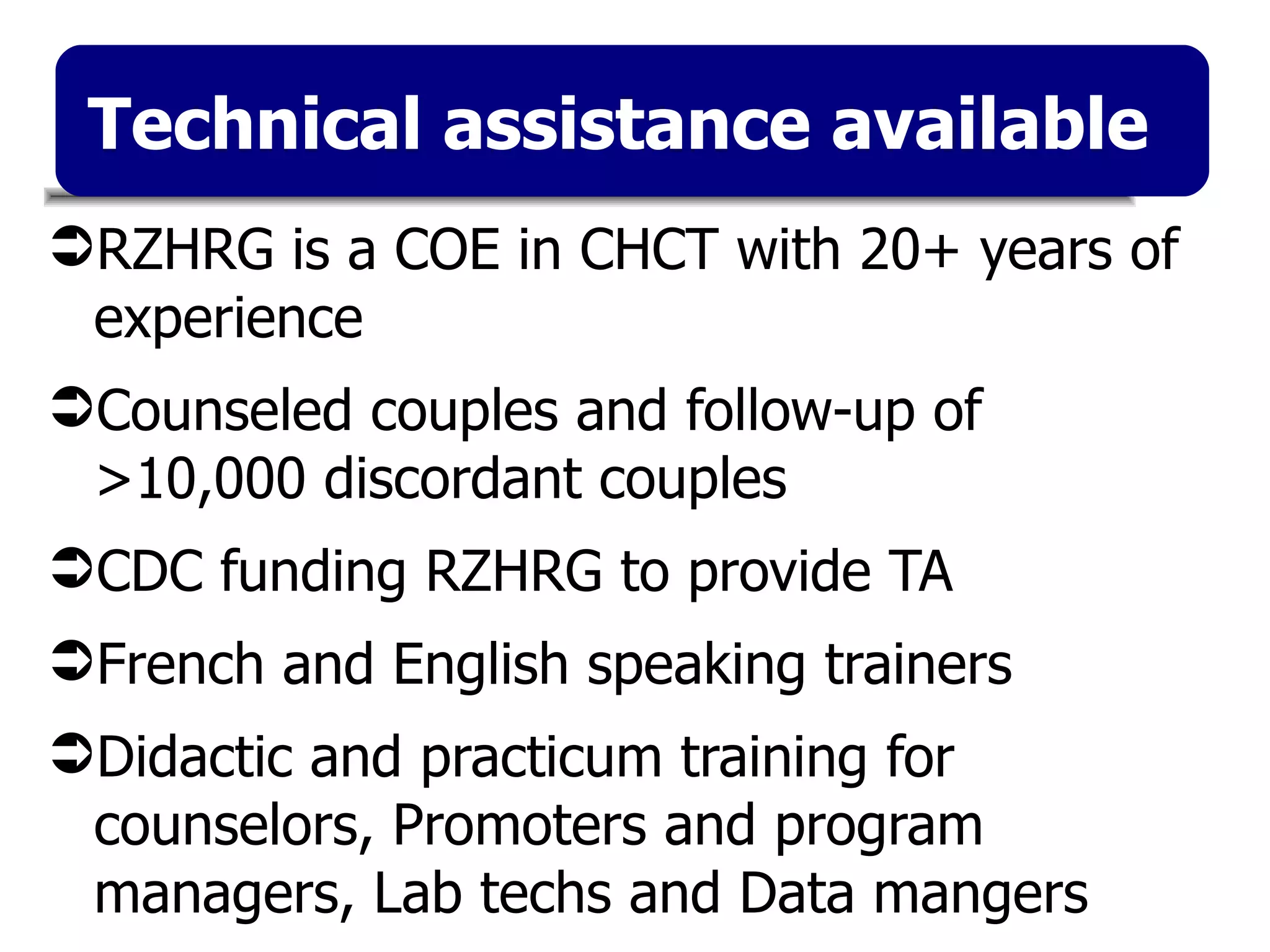 HIV Testing for Couples | PPT