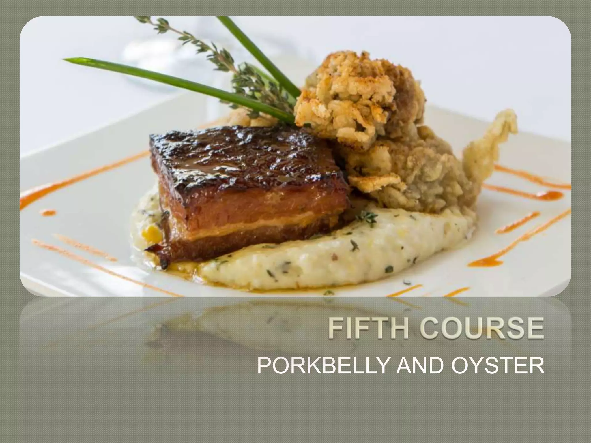 7 course menu with wine | PPTX