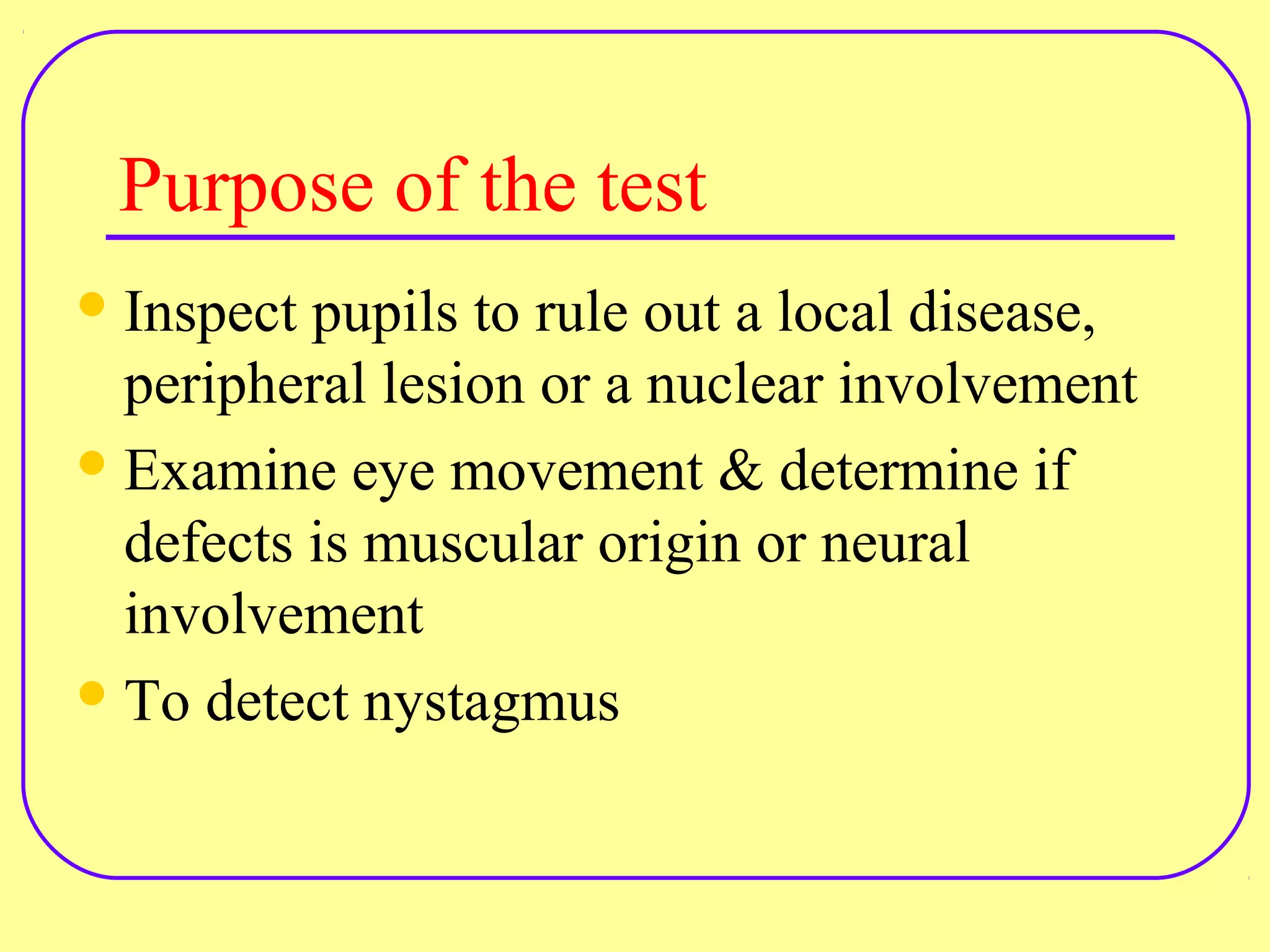 Cranial nerve examination | PPT