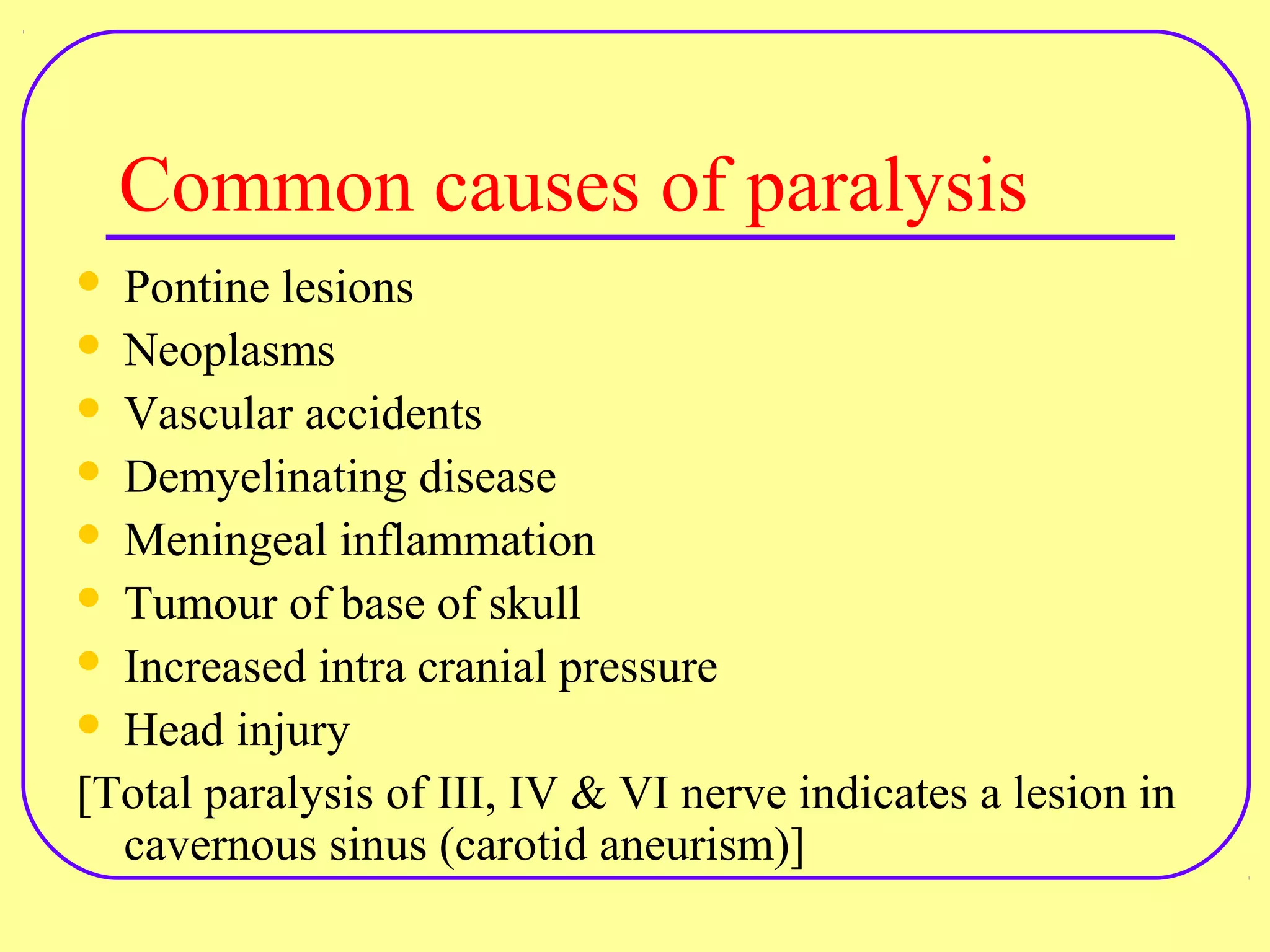 Cranial nerve examination | PPT