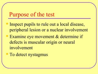 Cranial nerve examination | PPT