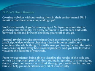 7 crazy tips that will help you | PPT