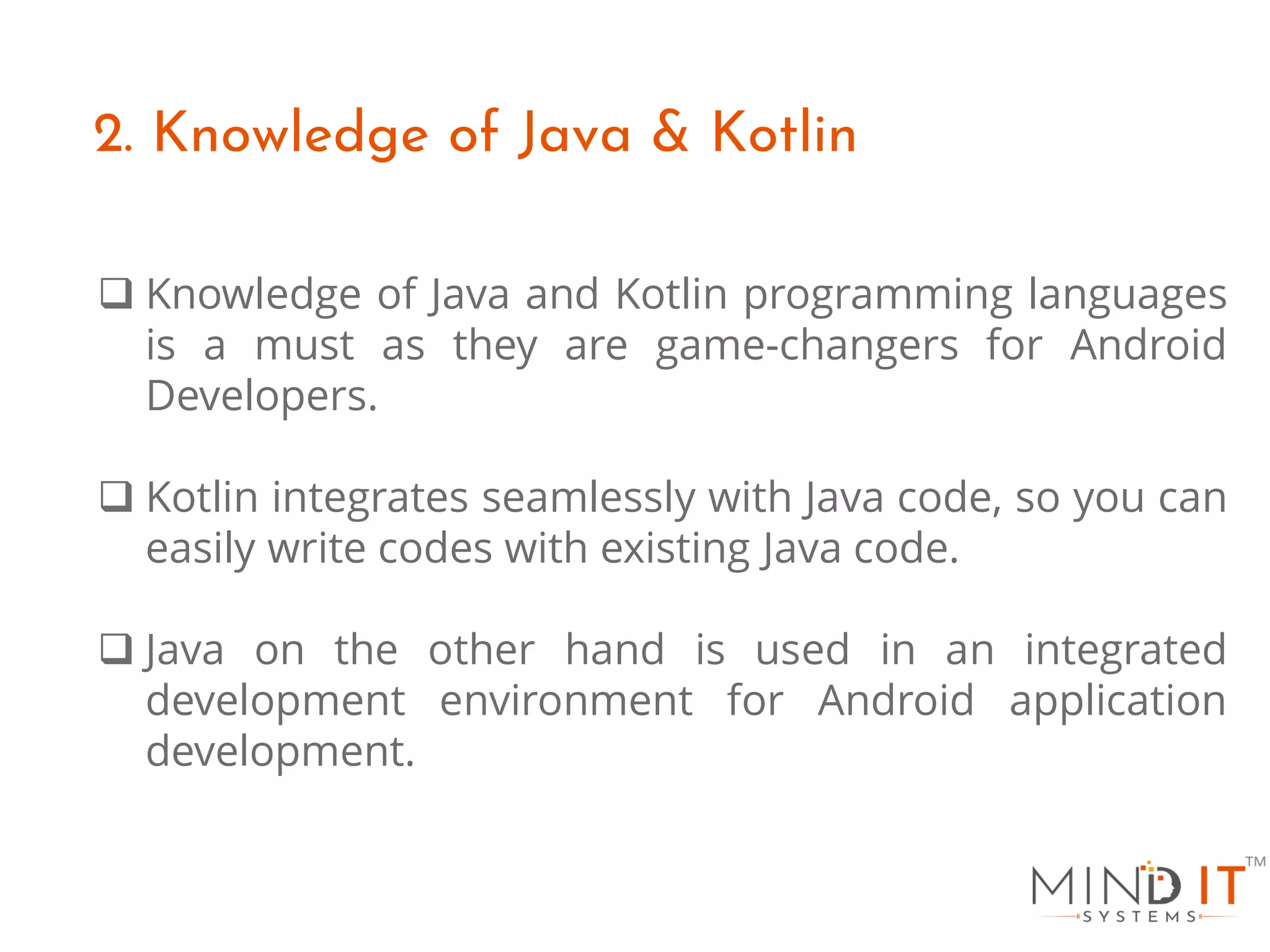 7 Crucial Things Every Android Developer Should Know | PDF