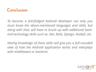 7 Crucial Things Every Android Developer Should Know | PDF