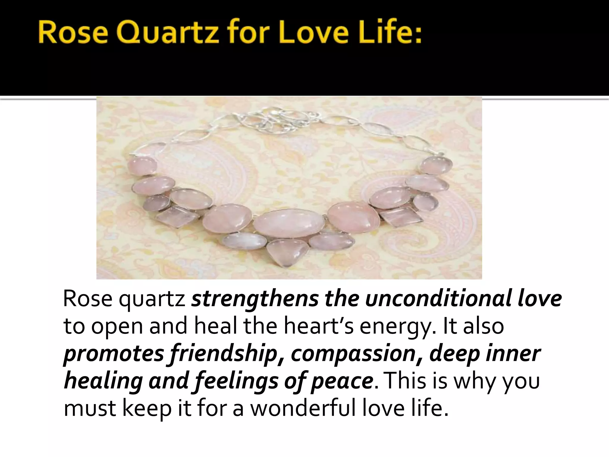 7 crystals with their powerful healing effects | PPTX