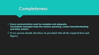 7 C's of communication | PPT