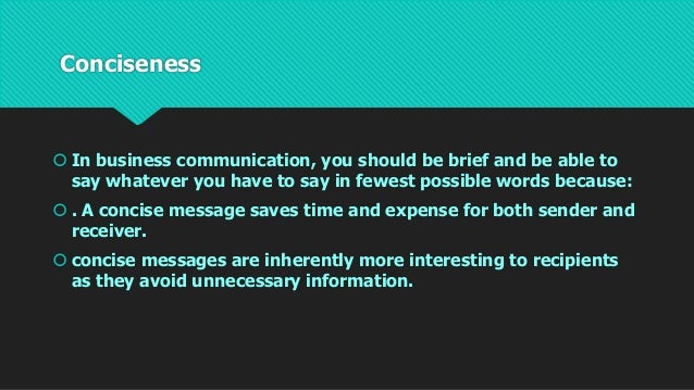 SOLUTION: Seven c of communication - Studypool