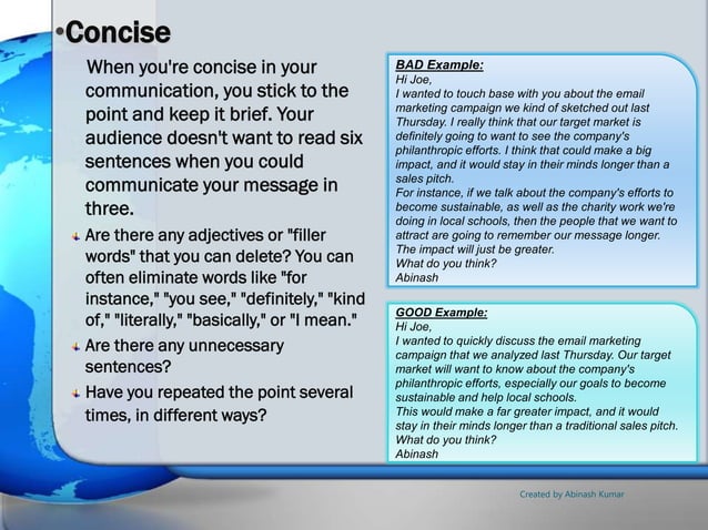 7Cs of Communication | PPT