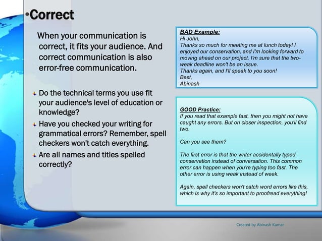 7Cs of Communication | PPT