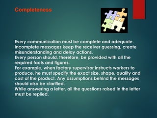 7 C's | Ppt