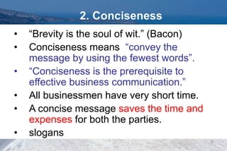 Functional English 29. 7C's of Communication. Code 0079 | PPT