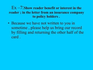 7 Cs Ppt With Excercises | PPT