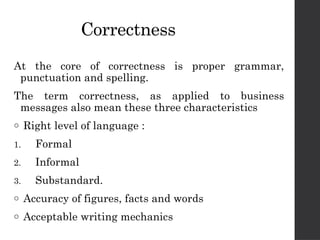 7 Cs of effective communication in writing | PPTX