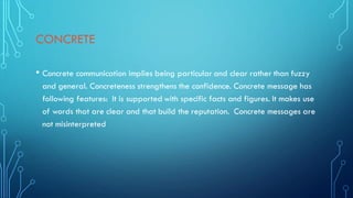 7c's effective communication | PDF