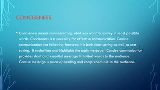 7c's effective communication | PDF