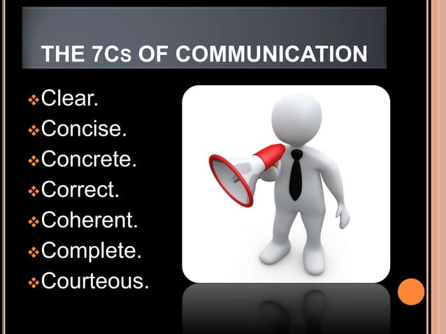The 7 Cs of Communication