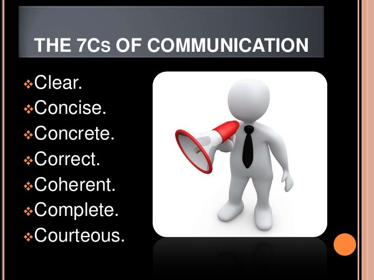 The 7 Cs of Communication