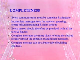 7 cs of communication | PPT