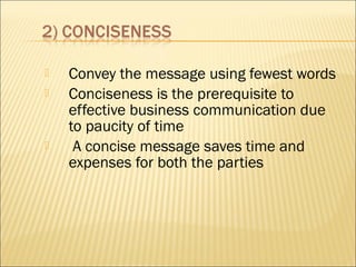 Seven C'S For Effective Communication India | PPT