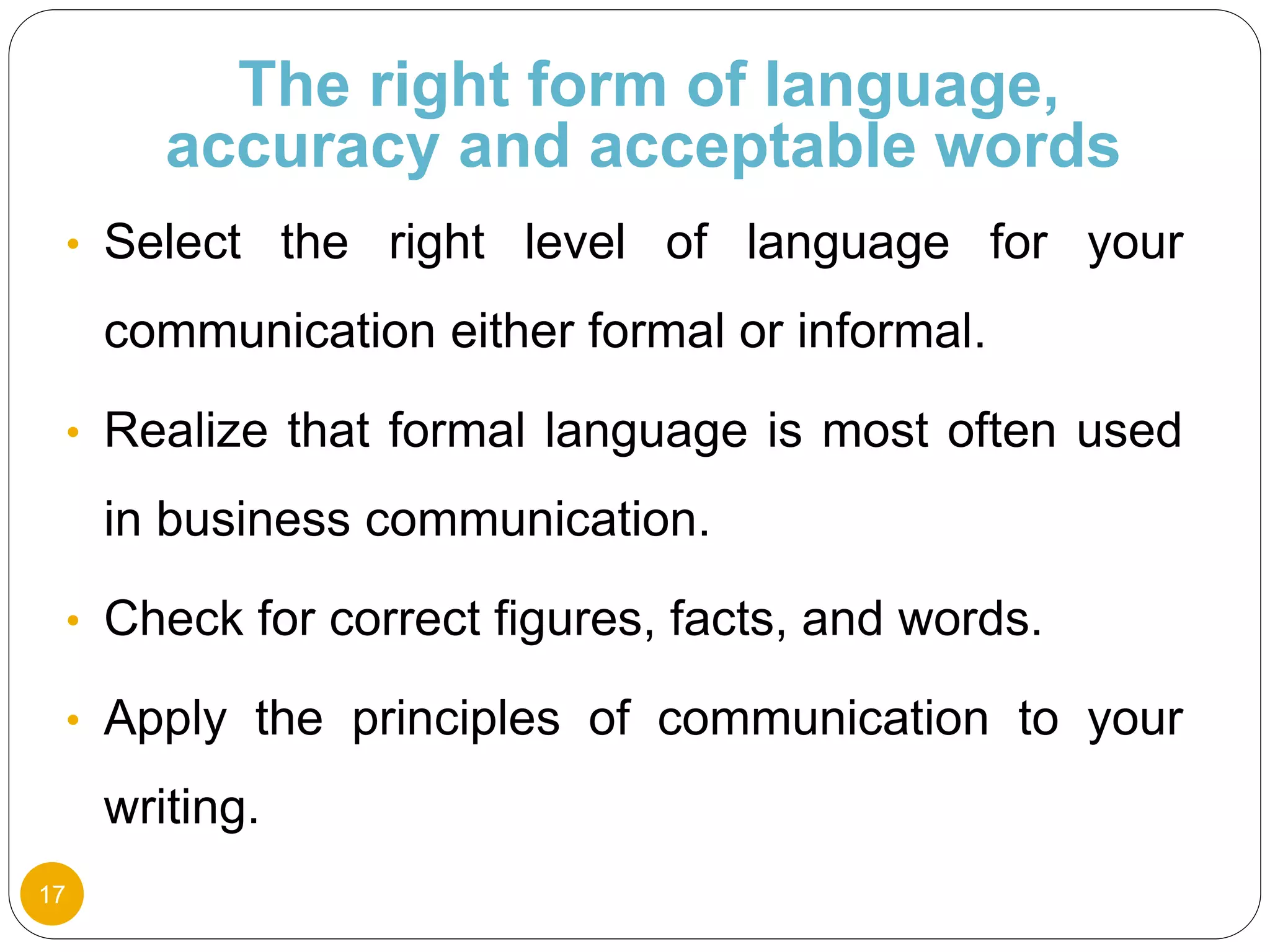 7 c's of communication | PPTX