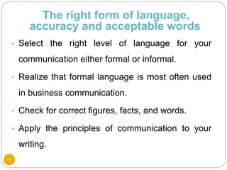 7 c's of communication | PPTX