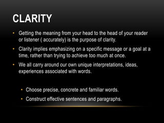 7 cs of communication | PPTX