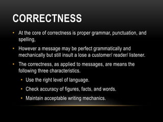 7 cs of communication | PPTX