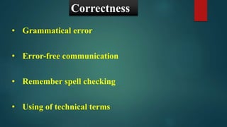 7 c's of communication | PPTX