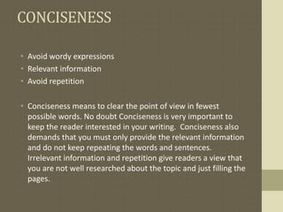 7 cs of communication | PPTX