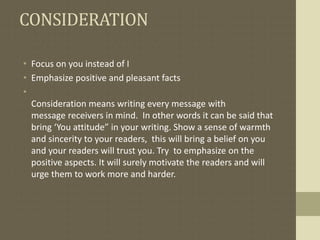 7 cs of communication | PPTX