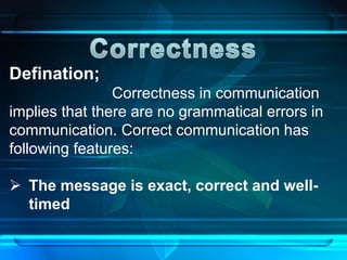 7cs of communication | PDF | Email | Internet