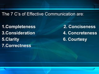 7cs of communication | PDF | Email | Internet