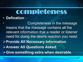 7cs of communication | PDF | Email | Internet
