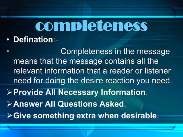 7cs of communication | PDF | Email | Internet