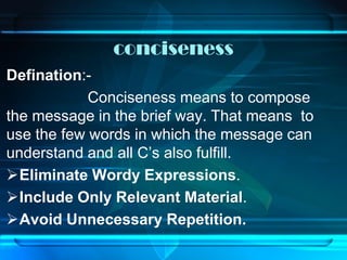 7cs of communication | PDF | Email | Internet