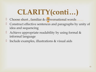 7 c's of communication by sudrshan aind | PPT