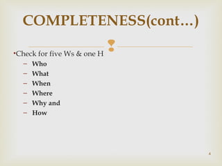 7 c's of communication by sudrshan aind | PPT