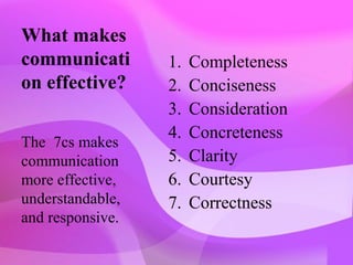 7+cs+of+effective+communication | PPT