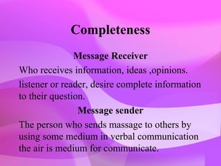 7+cs+of+effective+communication | PPT