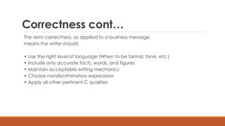 7 cs of effective communication | PPTX