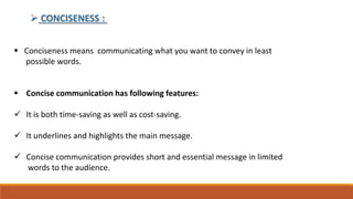7 c's of effective communication | PPTX