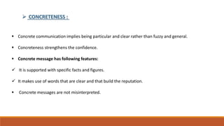 7 c's of effective communication | PPTX