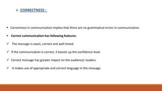 7 c's of effective communication | PPTX