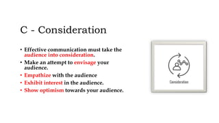 7 c's of effective communication | PPTX